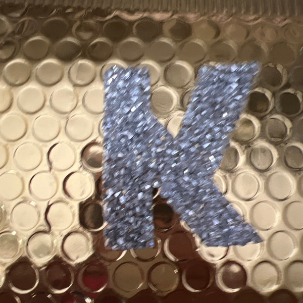 Hotfix Rhinestone Letters, SILVER (1 Pc), NEW, Choose Your Letter ...