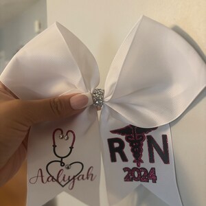 Custom Graduation Bow Personalized Graduation Cap Bow Graduation Cap ...