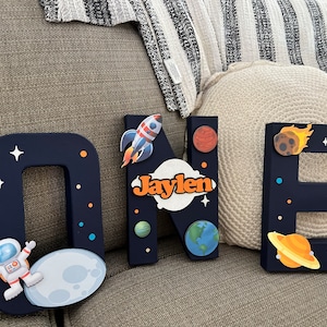 Outer Space Numbers, Outer Space Birthday Decor, Astronaut Birthday ...