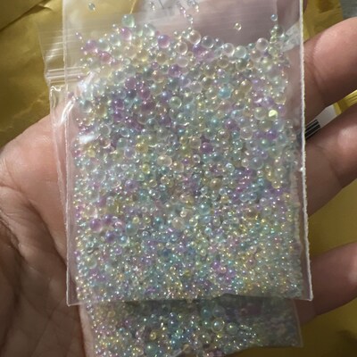 Purple Glass Bubbles Tiny Glass Bubbles Shaker Filler - Etsy UK