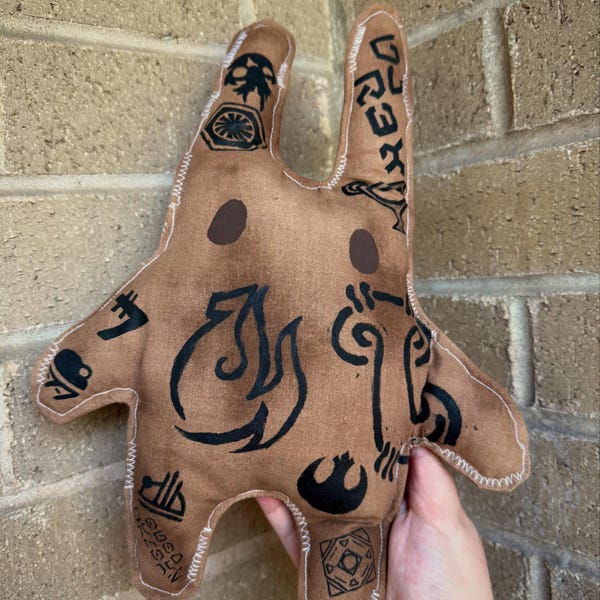 Extra Large Tooka Doll Loth Cat Plush-bespin Blue & Red - Etsy