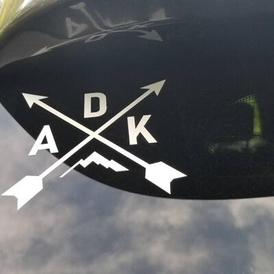 ADK Sticker Free Shipping / Adirondacks Sticker / ADK Mountain Sticker ...