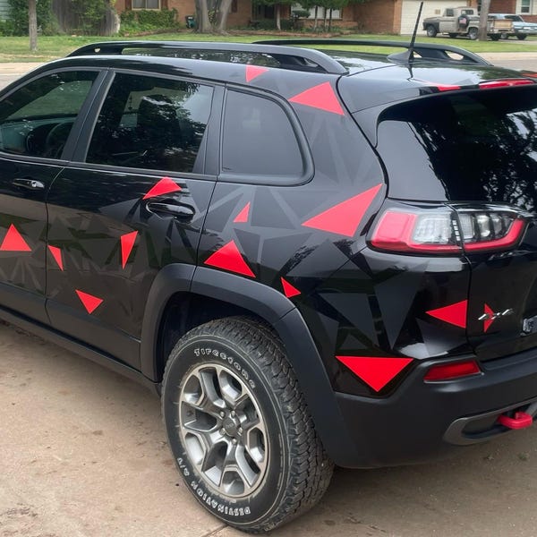 Hexagon / Honeycomb JDM Car Decal Sticker 4.5 Inch / Hex Side Vehicle ...