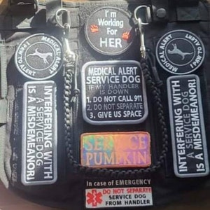 2x4 STOP No Touch No Talk Let Me Work Patch | Etsy