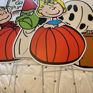 Sally Brown / Welcome Great Pumpkin Yard Sign / Peanuts Yard - Etsy