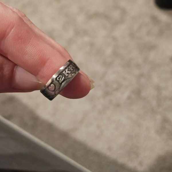 Danish Coin Ring - Souvenir From Denmark Kroner - Rings From Coins ...