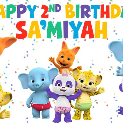 Word Party Backdrop, Word Party Backdrop Birthday, Word Party Party ...