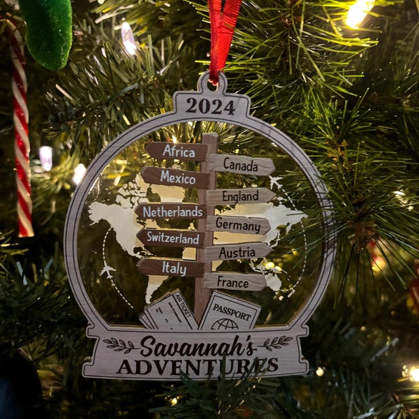 Personalized Initial Ornament, Letter Name Ornament, Custom Name Family ...