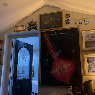 Back to the Future 2 Delorean Prop License Plate Orange Barcode Version ...