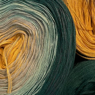 CUSTOM Pick Your Colors Cotton Gradient Yarn Fingering Weight Colorway ...