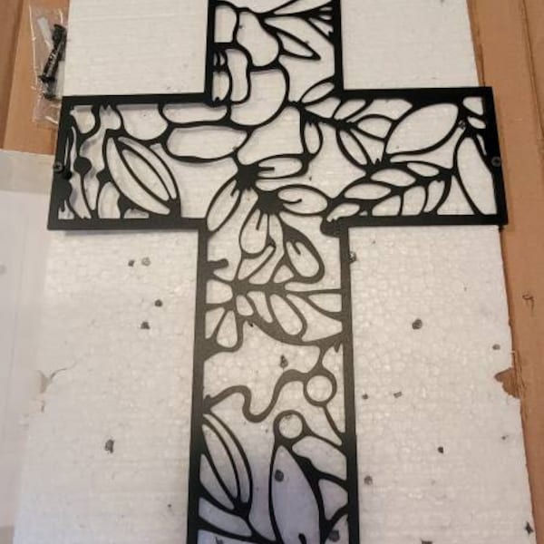 The Cross Metal Wall Decor Easter Gift Christian Decor Jesus Metal Wall ...