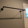 Industrial Laundry Hanging Bar, 11 Deep Laundry Hanger, Entryway ...