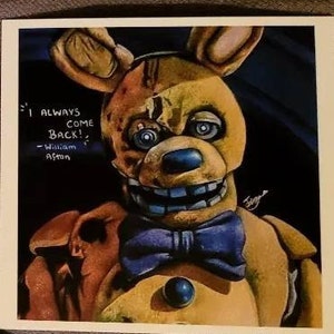 MINI Glamrock Mangle Art Print (6”x4”) - Etsy