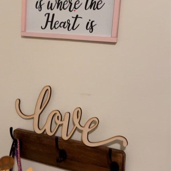 Hello Script Wood Sign -wood Sign Art, Wooden Hello, Hello Sign, Laser ...