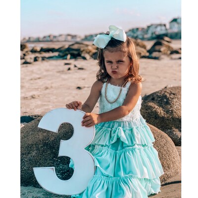 Large Wood Number Photo Shoot Prop Kids Birthday Wood Wall Hanging - Etsy