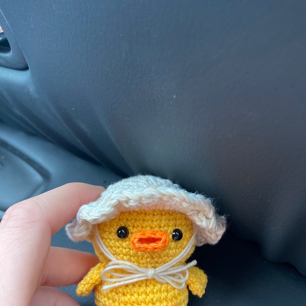 Duck Keychain, Duck With Hat Keychain, Ducky Keychain, Cute Duck ...