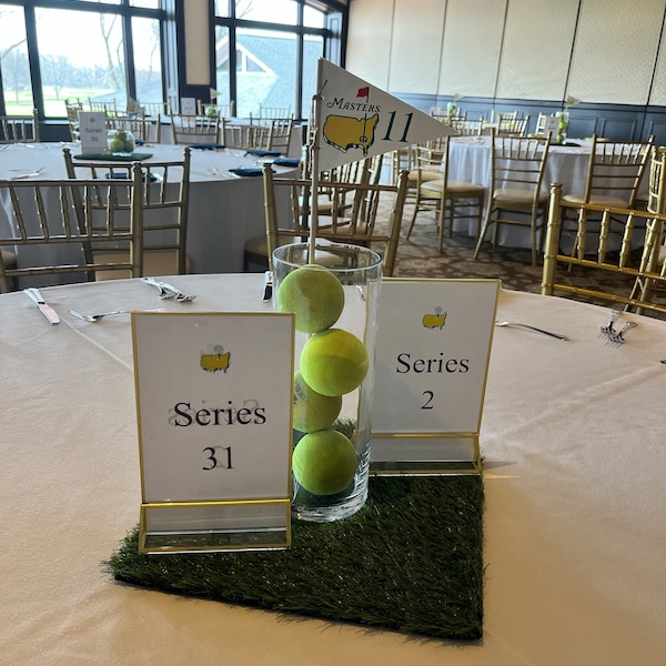 MASTERS Table Numbers Golf Flags, Birthday, Golf Holes, Travelled ...