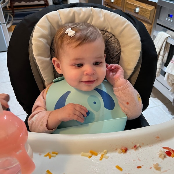 Baby Wisp® Barrettes Tiny Bows for Fine Hair, Baby Hair Bow, Toddler ...