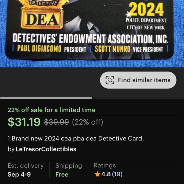 New Jersey State Police Badge . PBA - Etsy