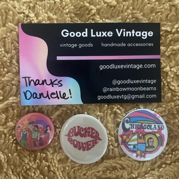 Vintage Pinback Button - Reproduction Buttons - Cute Retro Reproduction ...