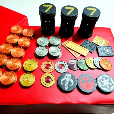 Sabacc Coin Chip galactic Republic - Etsy