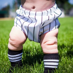 Pinstripe Baseball Diaper Cover and Ball Cap - Etsy