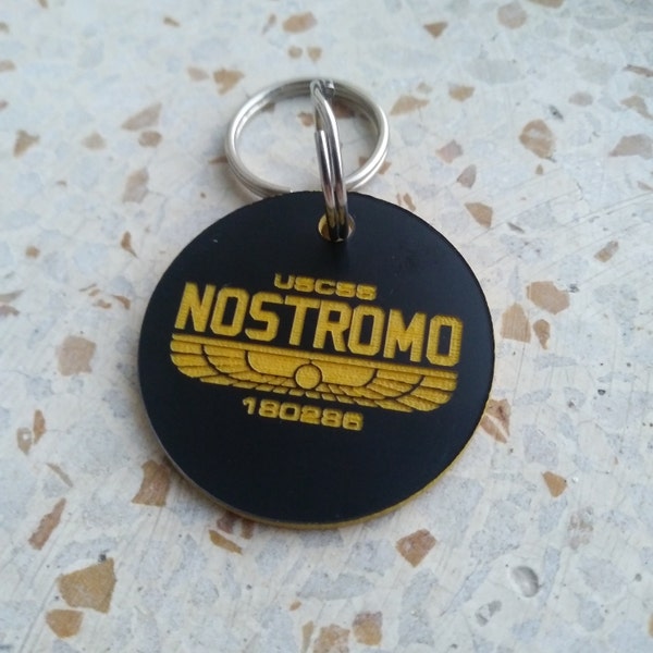 Nostromo Logo Key Chain - Alien Prometheus Peter Weyland Ash Ripley ...