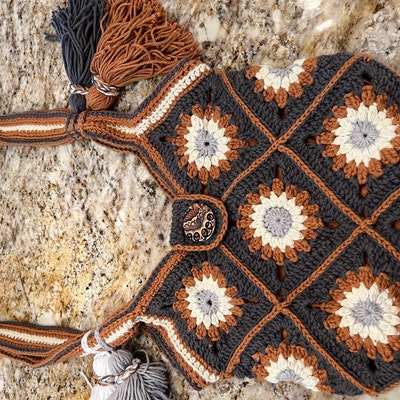 Hannah Tote Bag Pattern PDF Digital Download Granny Square Crochet Bag ...