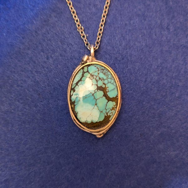 Royston Turquoise Cabochon, High End Turquoise, High Grade Turquoise ...