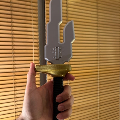 Inverted Spear of Heaven JJK Prop Knife silk Gold Sharp/chipped Blade ...