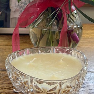 Vintage Avon Floral Dish Hand Poured Scented Soy Candles, Vintage ...