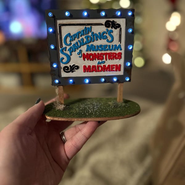 Captain Spaulding's Museum of Monsters and Madmen LED Billboard Sign ...