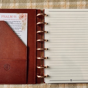 Custom Stamped Cardstock Discbound Dividers Pink-black-blue-red Foiled ...