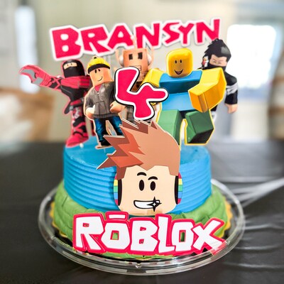 Roblox Birthday Cake Topper. - Etsy