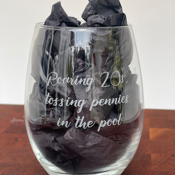 Custom Engraved Wine Glass Personalized Engraved Wine Glass Wedding 7225
