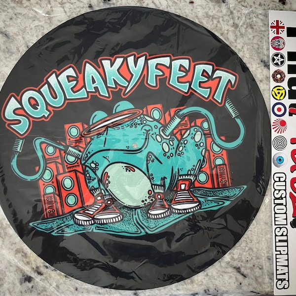 Slipmat Slip Mat Scratch Pad Felt for Any 12 or 7 LP DJ Vinyl Turntable ...