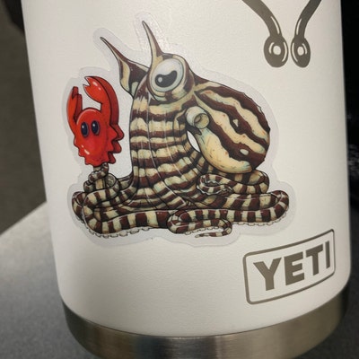 Octonation Octopus Sticker Pack 5 Stickers Same Design - Etsy