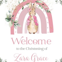 Peter Rabbit Flopsy Pink Floral PNG Peter Rabbit Wreath - Etsy Australia