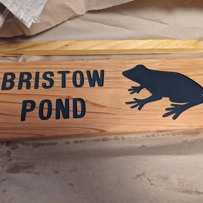 FROG Sign, Personalized Sign, Custom Marker, Your Name Here, Amphibian ...