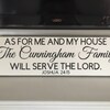 Scripture Sign as for Me and My House Sign Personalized Gift, Christian ...