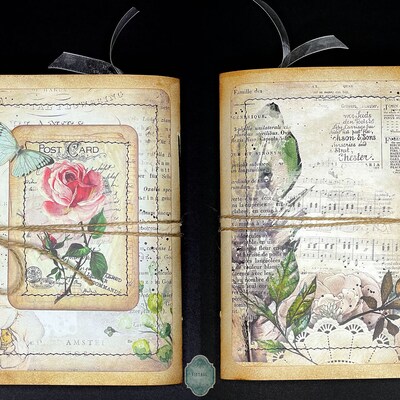 WILD BIRDS Vintage Scrapbook Papers Collection 12x12 Digital Collage ...