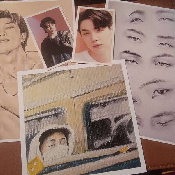 Track 01 Yun | BTS RM | Original Art Print - Etsy