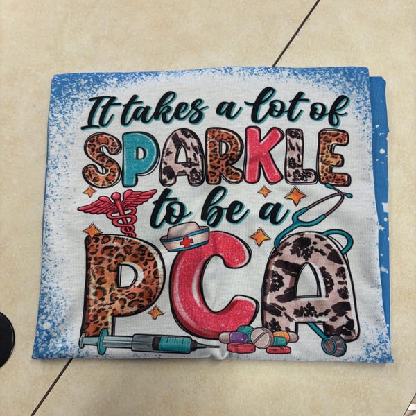It Takes a Lot of Sparkle to Be a PCA Png, Nurse Png Sublimation Design ...