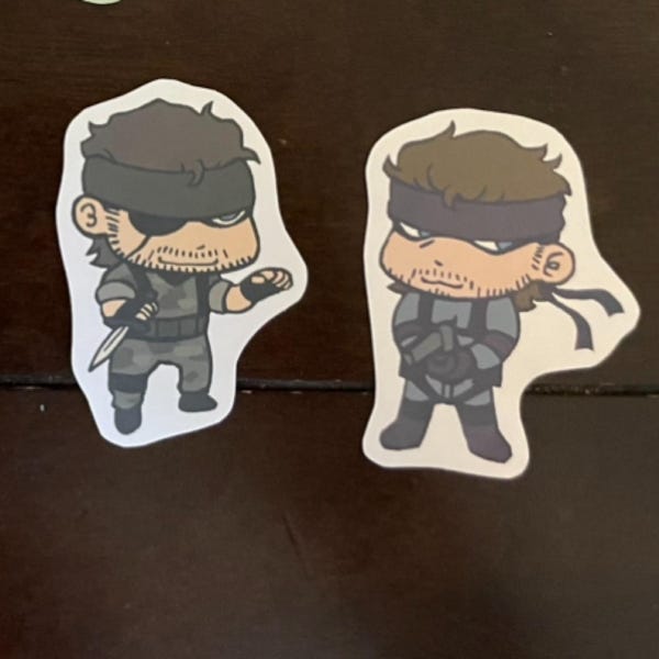 MGS Stickers 1 - Etsy