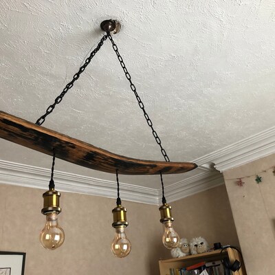 Whisky Barrel Light Scotch Barrel Lighting Hanging Light Rustic ...