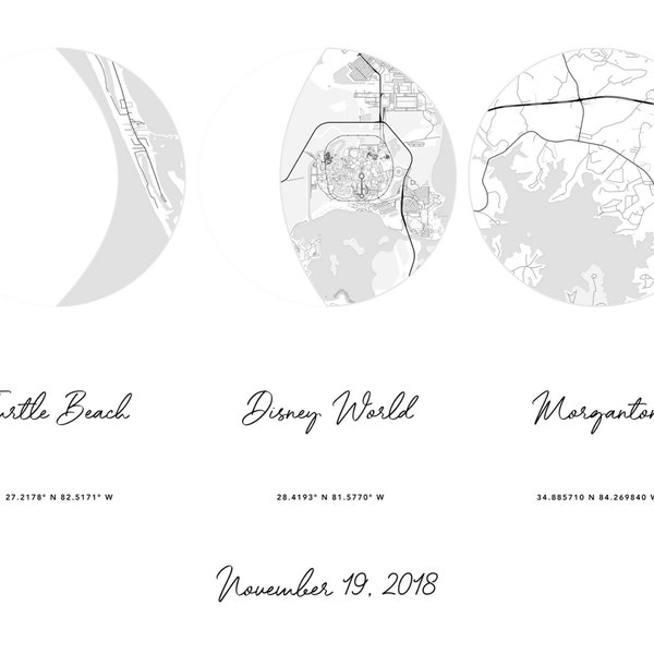 Custom Star Map Triple Star | Our Story Our Children Map Night Sky ...