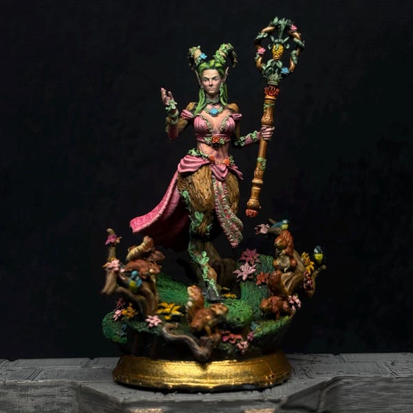 Female Dwarf Warrior Miniature for Dungeons and Dragons Mini RPG ...