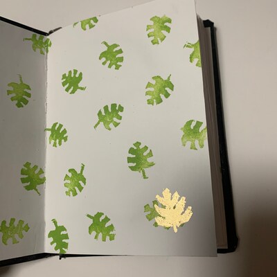 A4 Middle Margin LINED/RULED PRINTABLE Digital Book Binding Signature ...