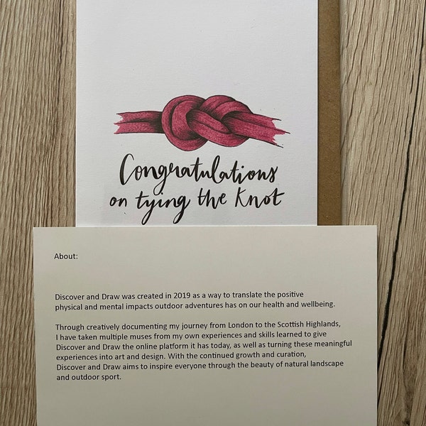 Rock Climbing Wedding Card, Climbing Gift, Rock Climbing Celebration ...