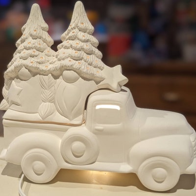 Atlantic A64 Ceramic Christmas Tree With Base Bisque ready to Paint ...